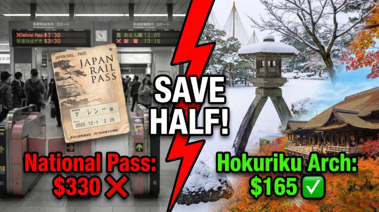 Hokuriku Arch Pass vs JR Pass | Price & Route Guide 2026 | Japan Travel ...